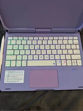Source Unknown | Tablets & Accessories | Lilac Appletablet Keyboard ...